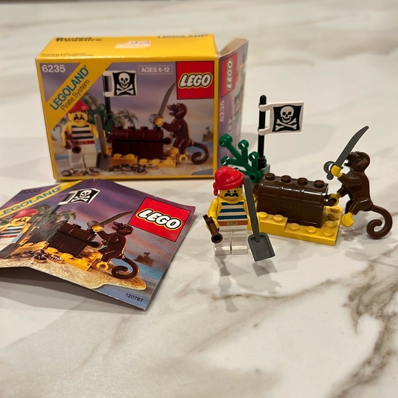 Lego | Toys | Vintage Lego Buried Treasure 6235 Legoland Pirate System ...